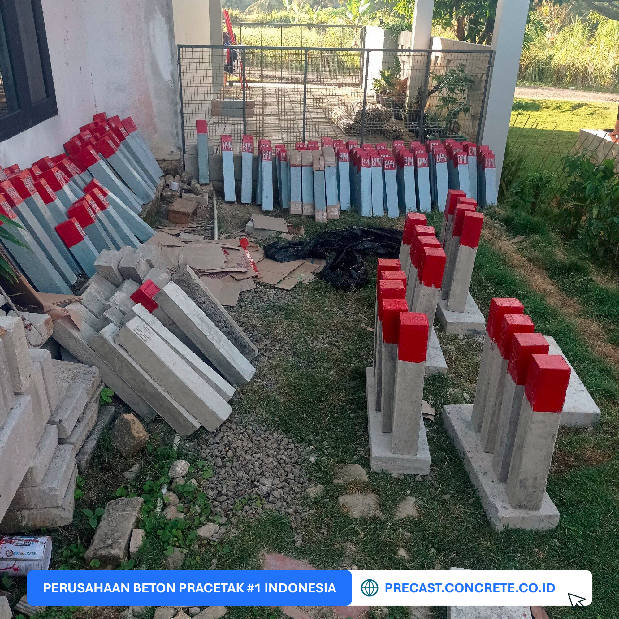 Jual Patok Beton Kirim ke Nagan Raya - Precast.Concrete.co.id